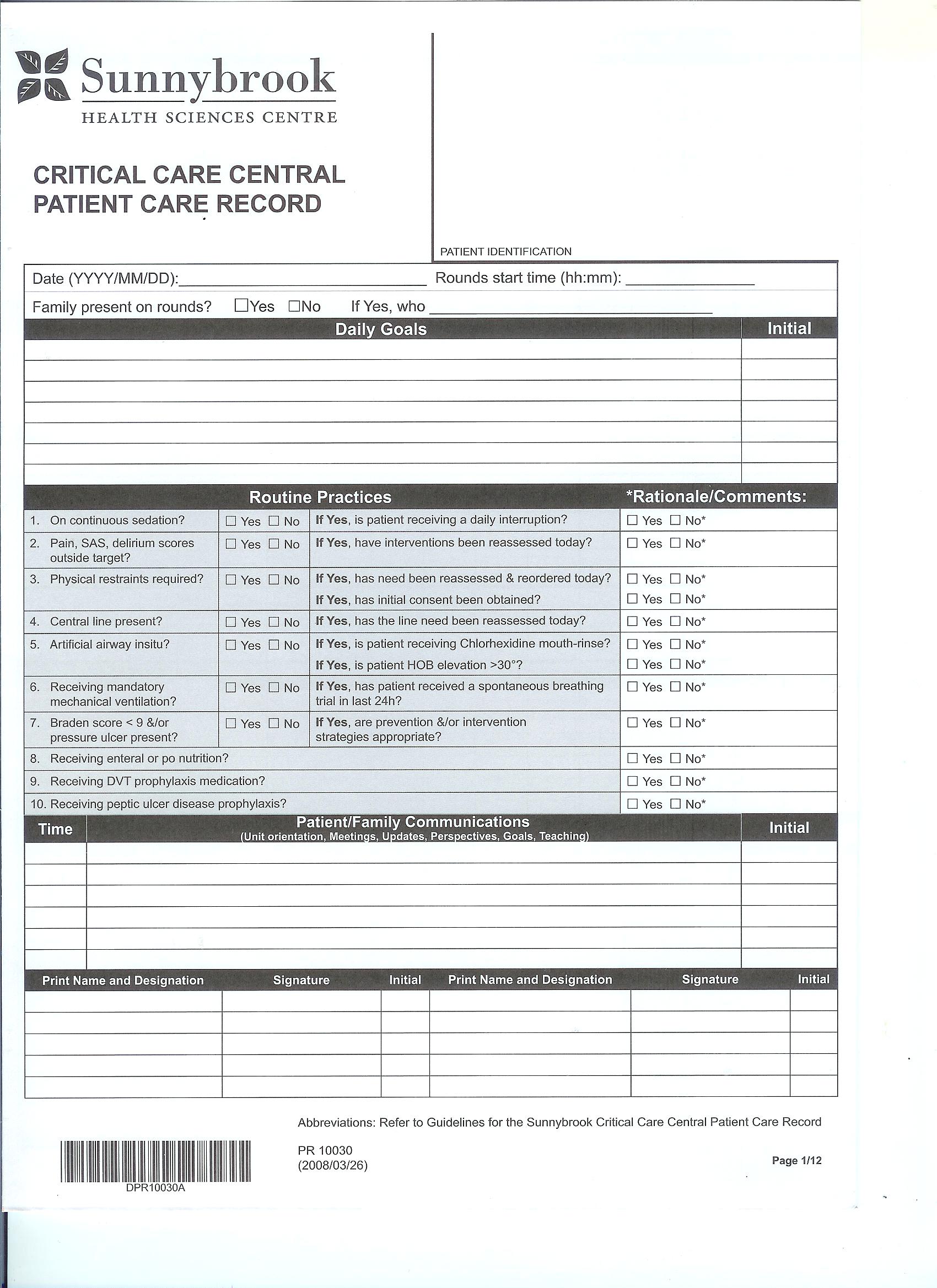 Critical Care Nutrition - Critical Care Nutrition